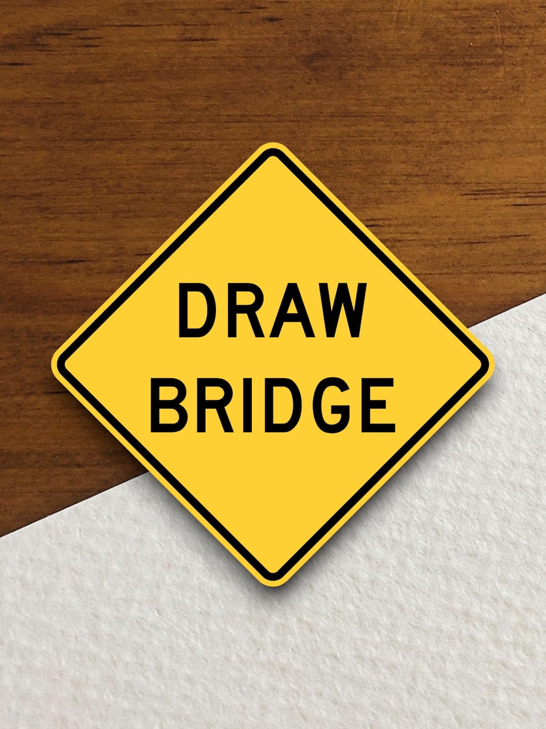 Draw Bridge Ahead Sticker, Laptop Decals, Tumbler Stickers, Water ...