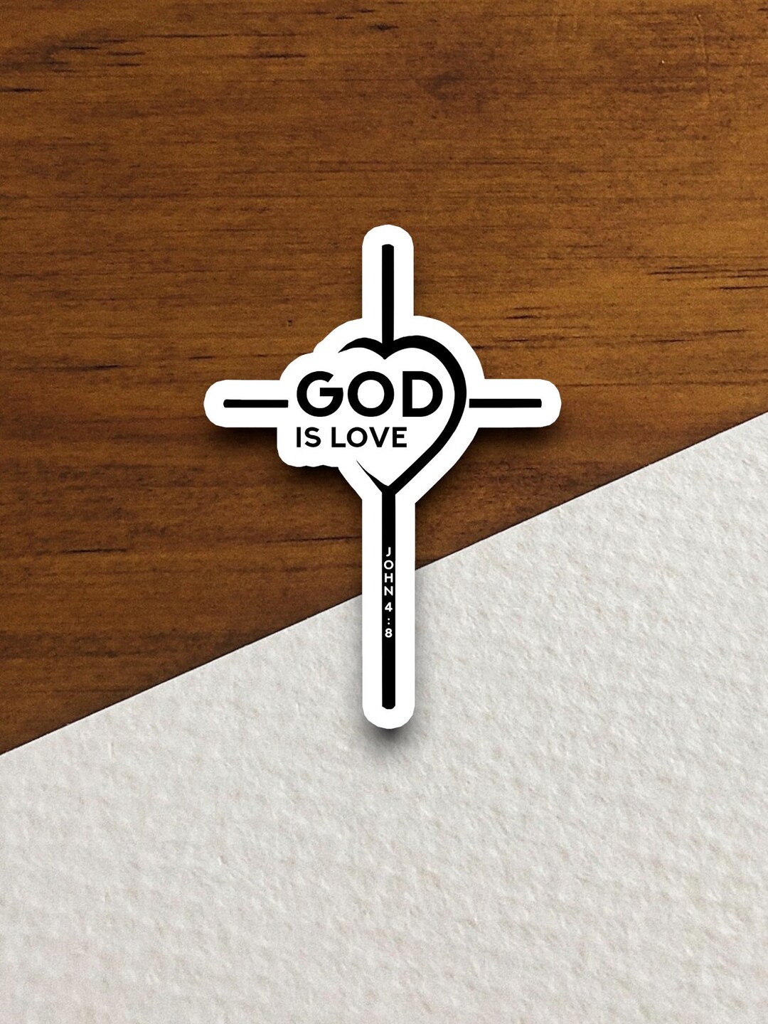 God is Love Sticker, Religious Sticker, Faith Sticker, Worship Sticker ...