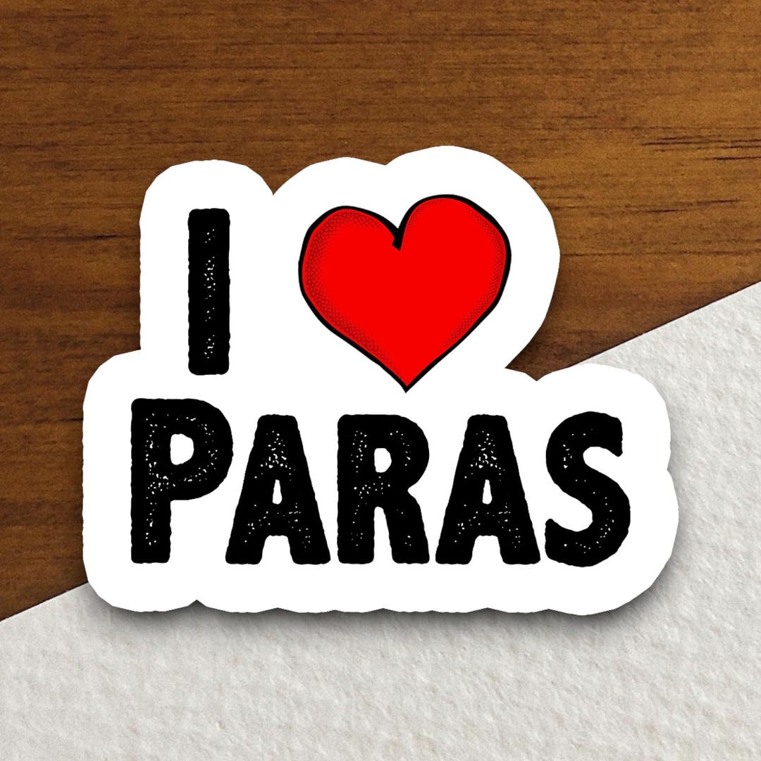 I Love Paras Sticker, Pokémon Sticker, Heart Sticker, Love Sticker ...