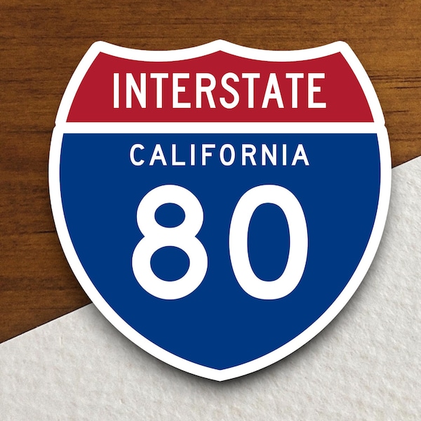 Interstate 80 Sign - Etsy