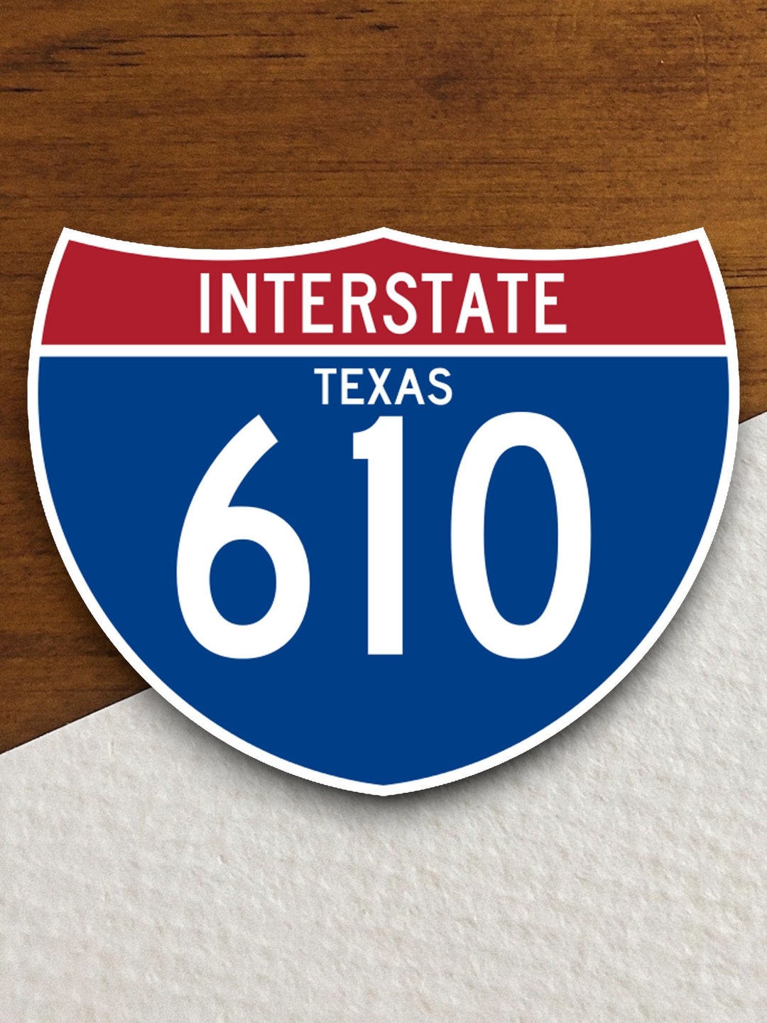 Interstate 610 Texas Sticker: Highway Road Trip Sign - Etsy