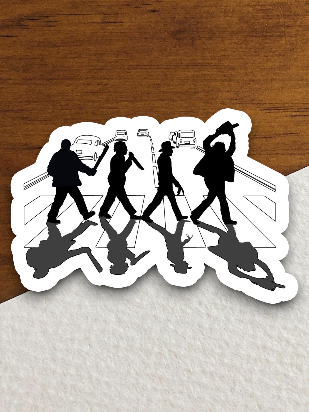 Abbey Road Killer Sticker, Funny Stickers, Laptop Stickers, Water ...