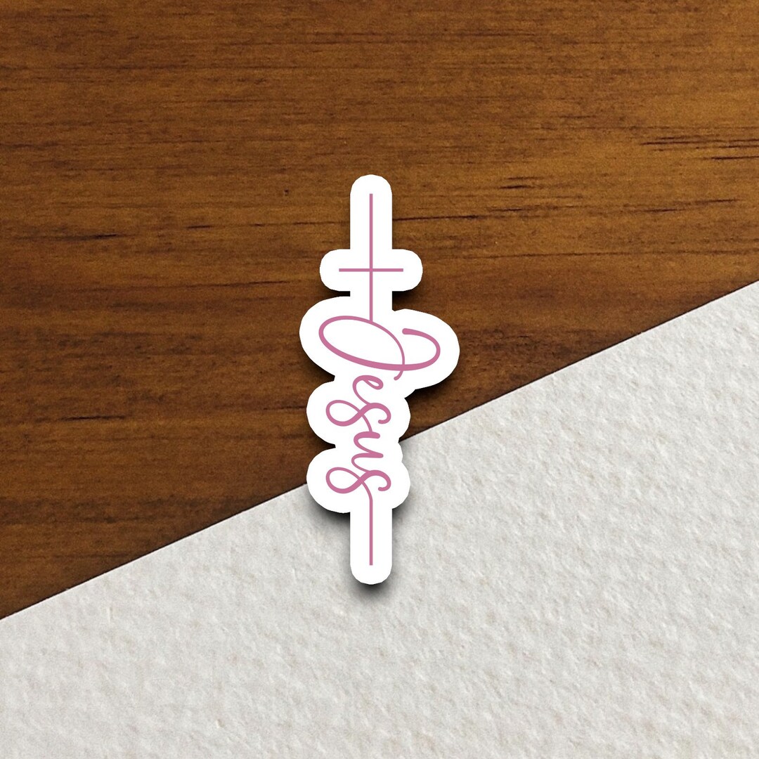 Jesus Sticker, Christian Faith Gifts, Bible Journaling, Faith Laptop ...