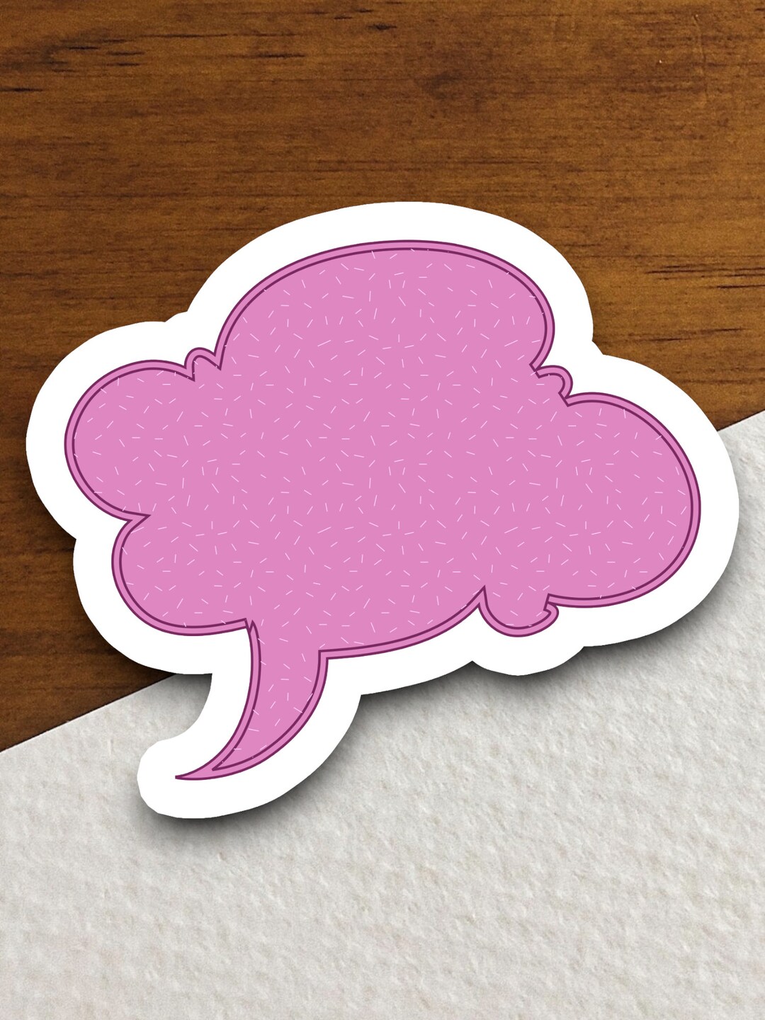 Thought Bubble Sticker, Holiday Laptop Decal, Water Bottle Decor, Gift ...