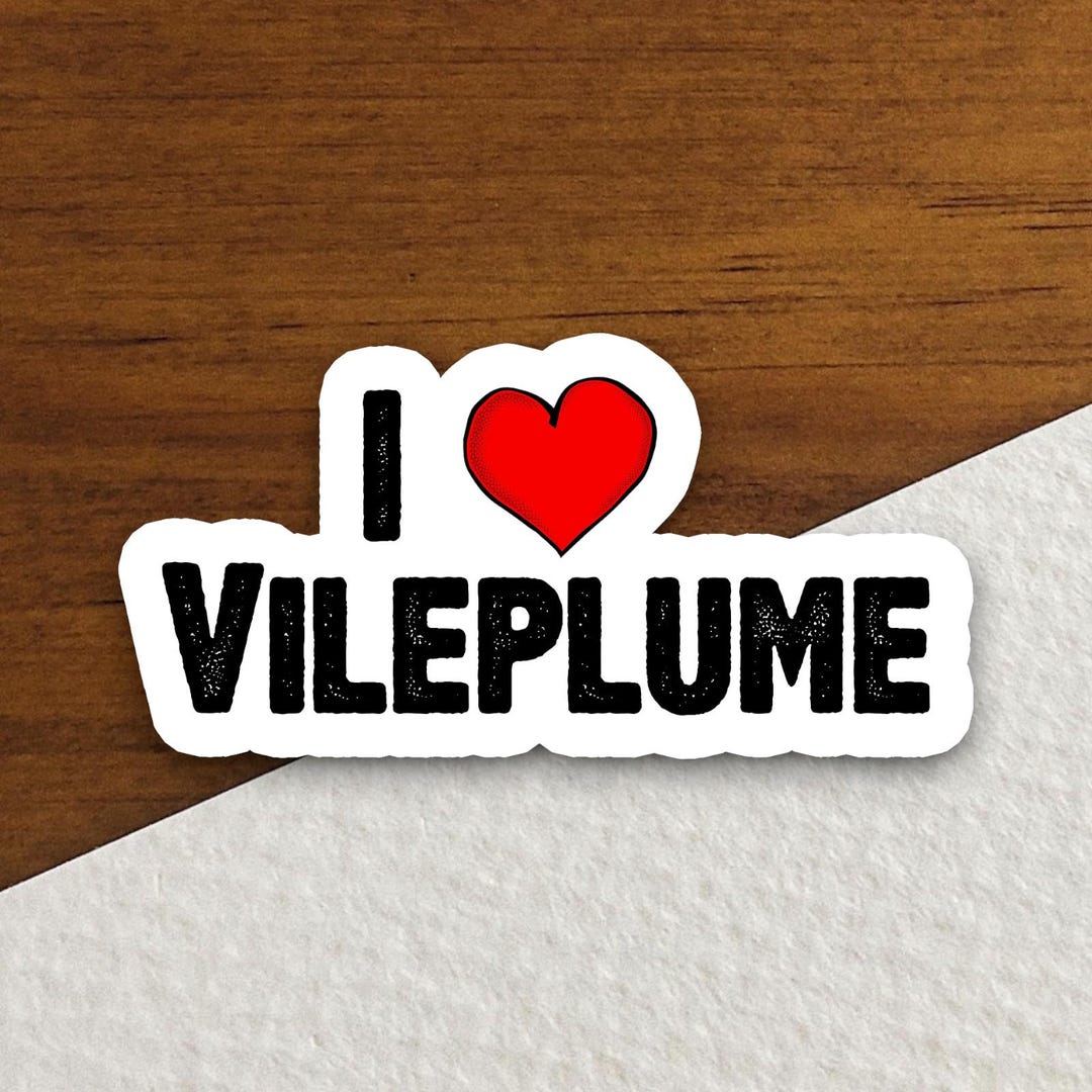 I Love Vileplume Sticker, Pokémon Sticker, Heart Sticker, Love Sticker ...