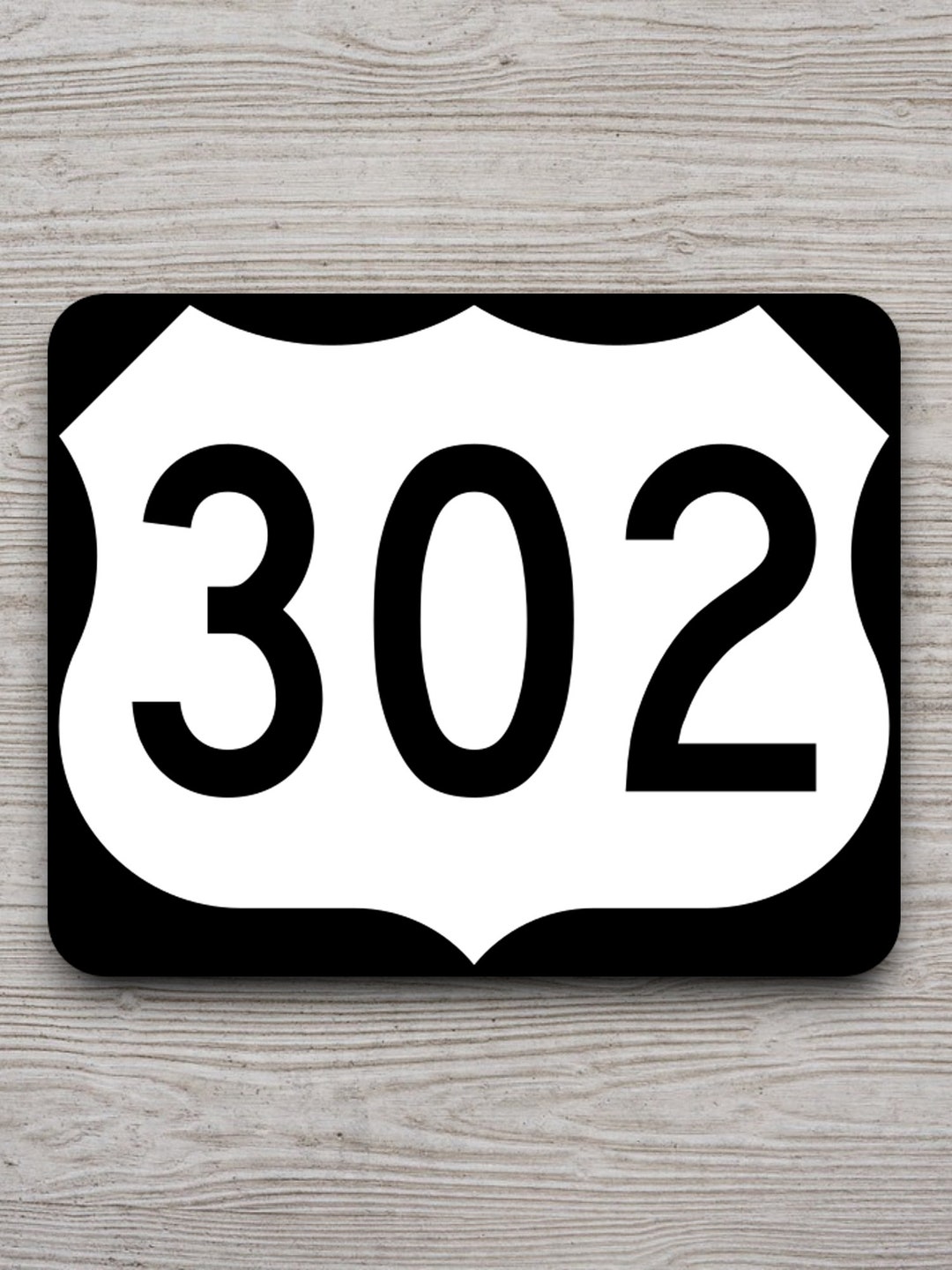 United States U.S. Route 302 Road Sign Sticker, Road Trip Sticker ...