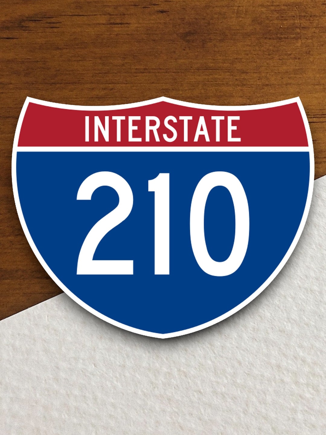Interstate Route 210 Sticker, United States Sticker, Interstate Highway ...
