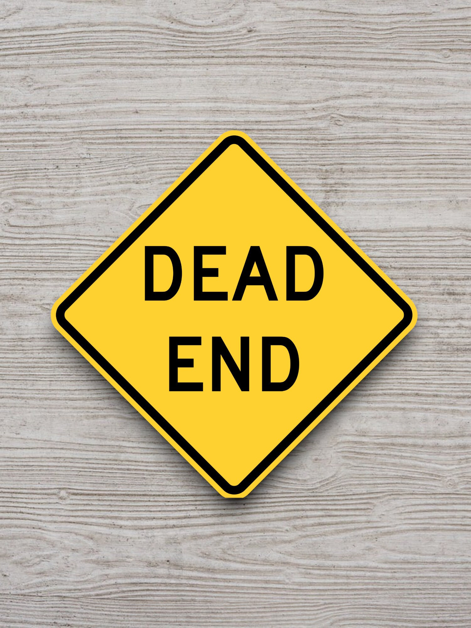 End Motorway Sign