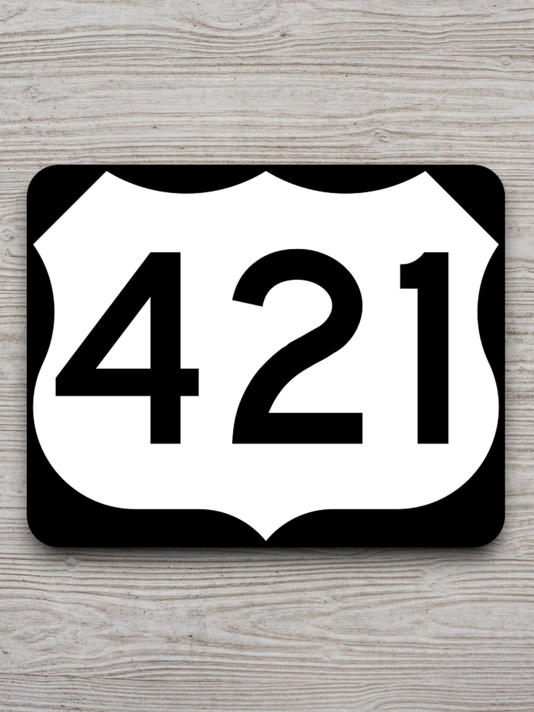 United States U.S. Route 421 Road Sign Sticker, Road Trip Sticker ...