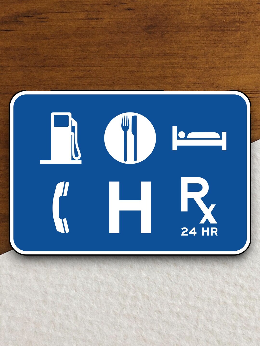 Advanced Services Road Sign Stickers, Traffic Sticker, Road Sign ...