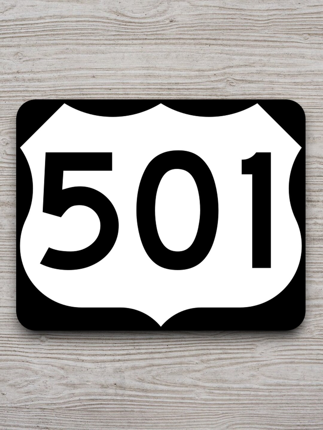 United States U.S. Route 501 Road Sign Sticker, Road Trip Sticker ...