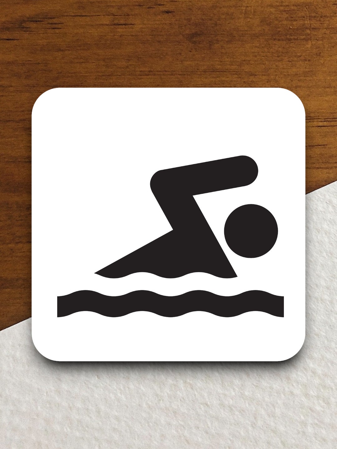 Swimming Sticker, Souvenir Travel Sticker, Road Sign Decor, Travel Gift ...