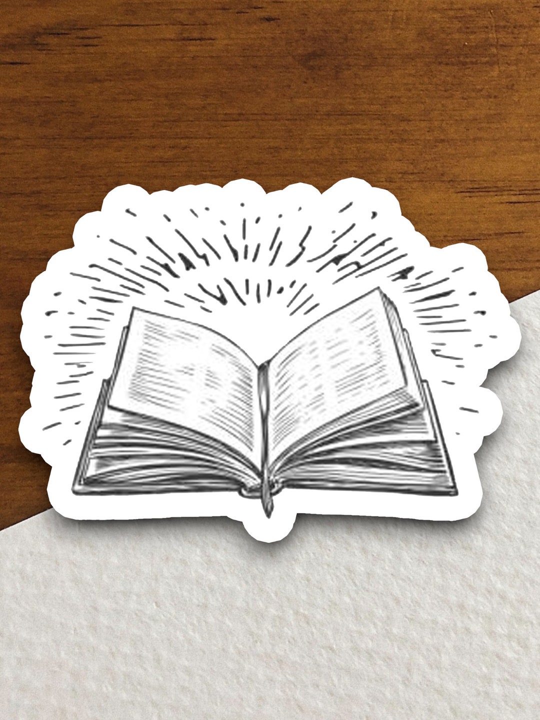 Drawing of a Bible Faith Sticker, Christian Sticker, Bible Sticker ...