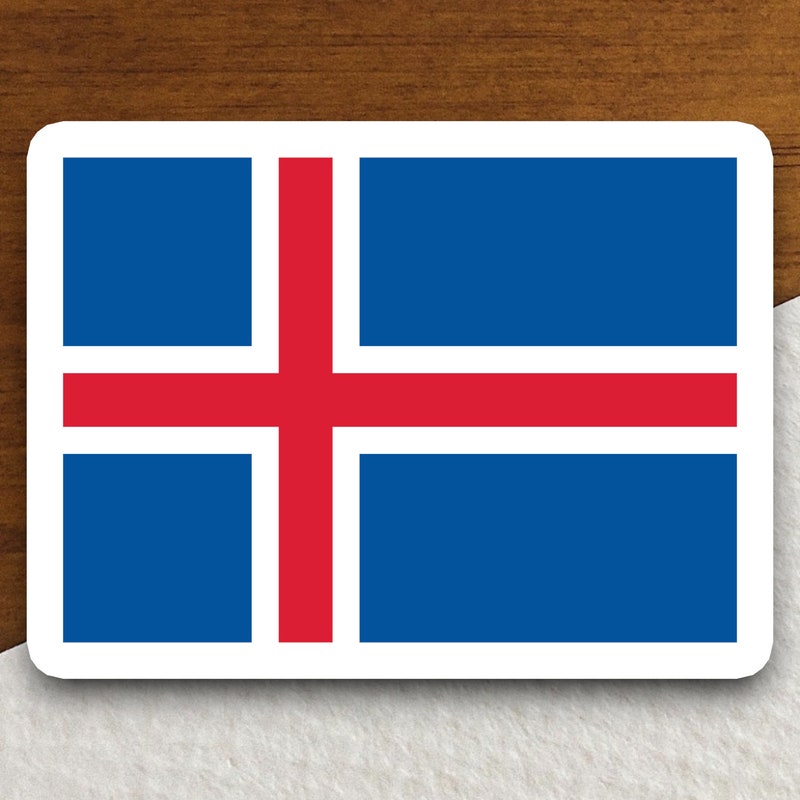 Iceland Flag Sticker - Etsy