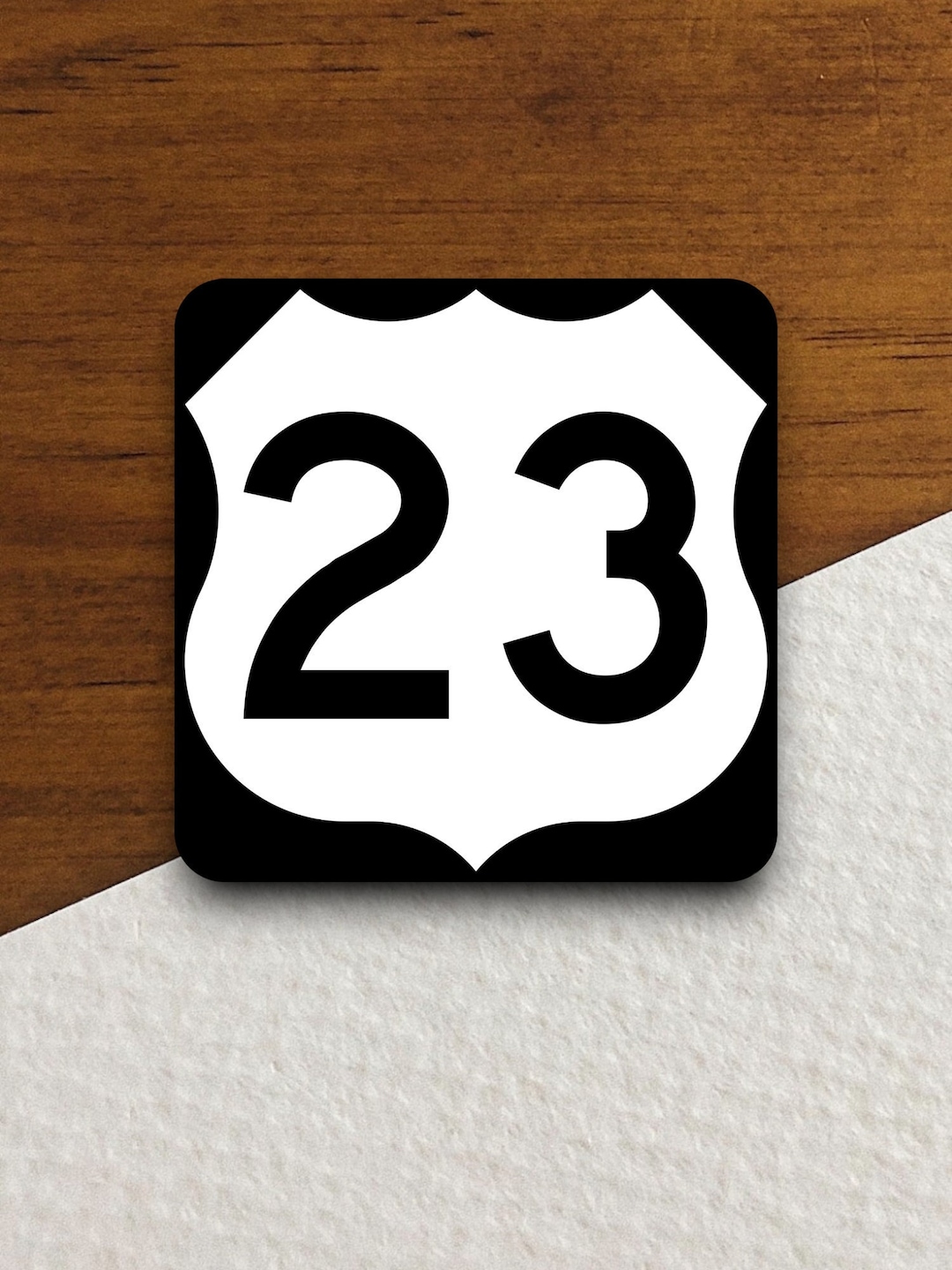 United States Route 23 Road Sign Sticker, Road Trip Sticker, Highway ...