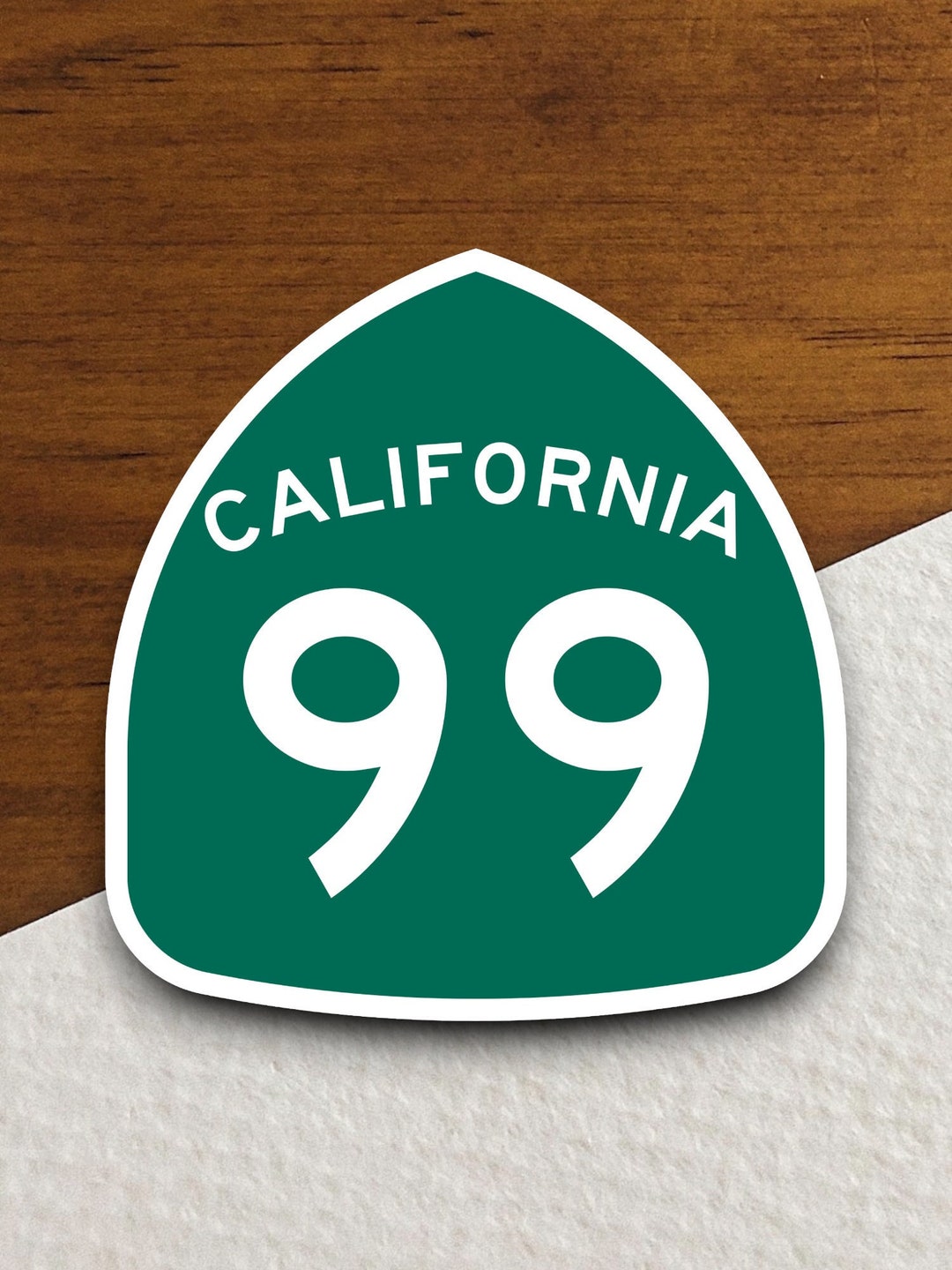 California State Route 99 Road Sign Sticker, Road Trip Sticker, Highway ...