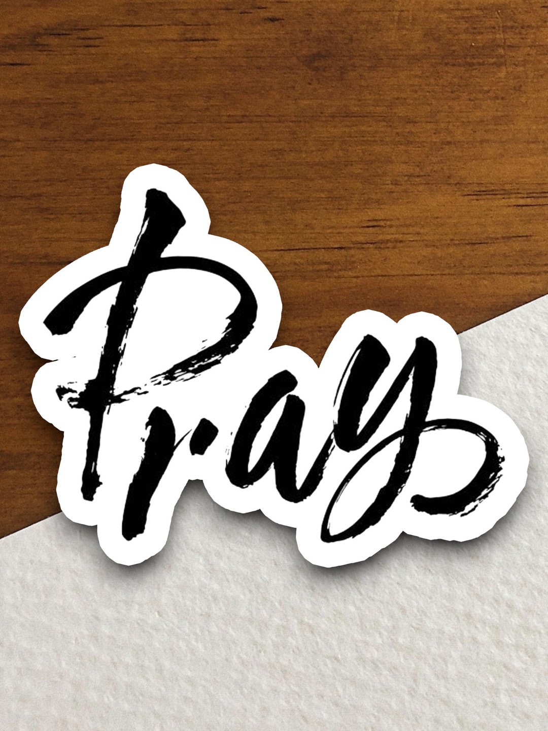 Pray Sticker, Religious Sticker, Faith Sticker, Worship Sticker ...