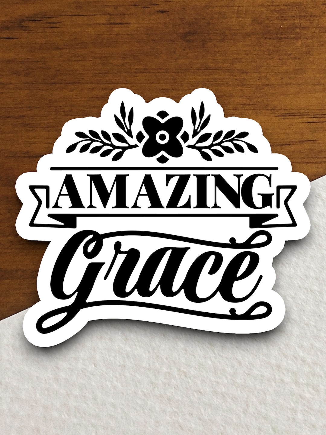 Amazing Grace Sticker, Amazing Sticker, Religious Sticker, Faith ...