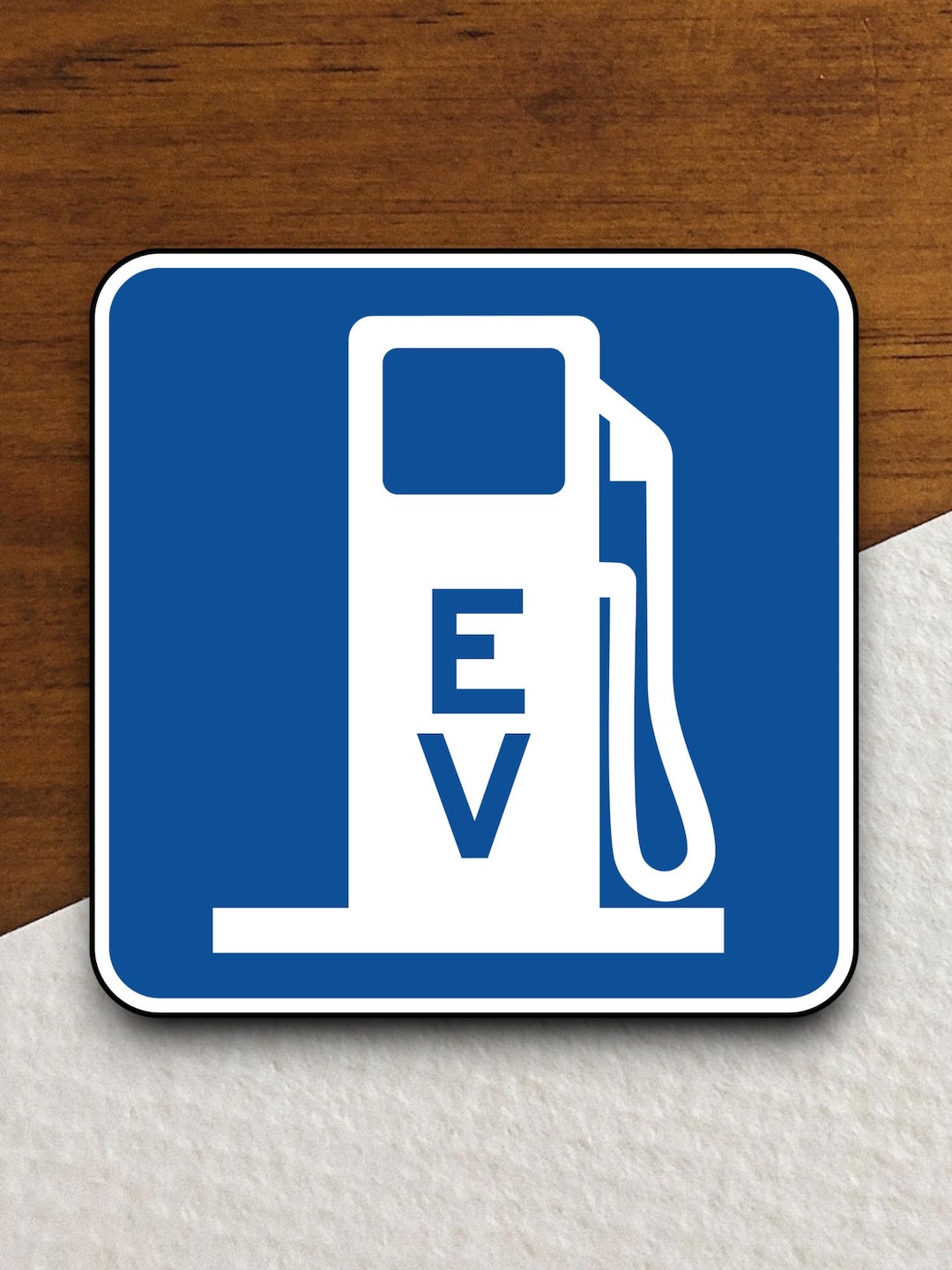 Electric Vehicle Charging Ev Road Sign Stickers, Traffic Sticker, Road ...