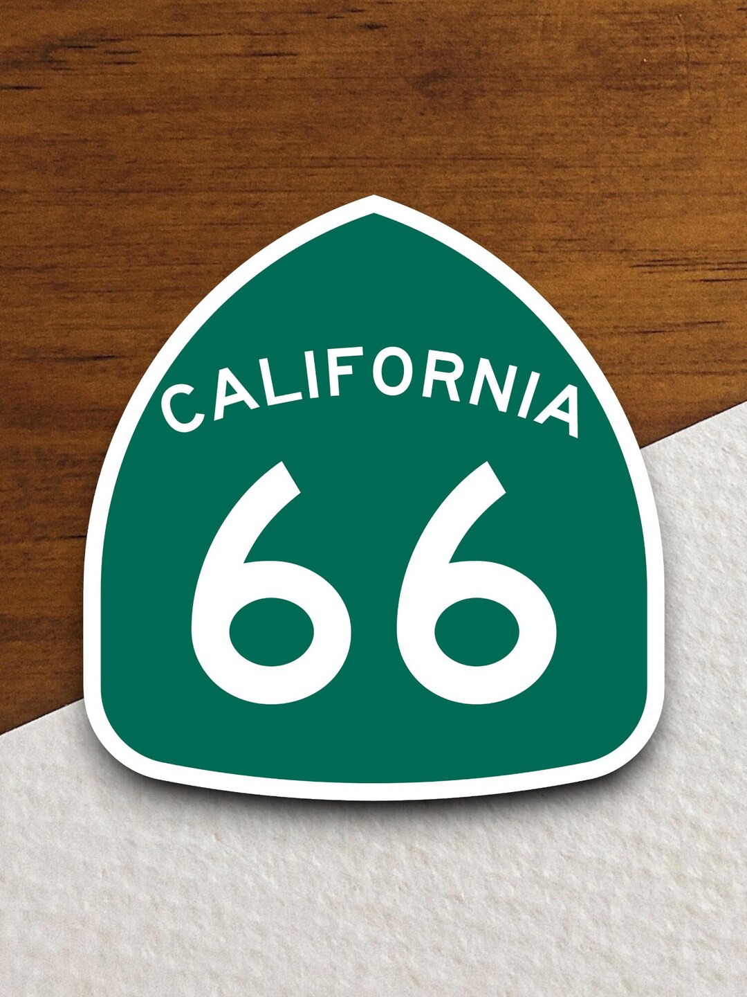 California State Route 66 Road Sign Sticker, Road Trip Sticker, Highway Sign, Room Decor, Travel ...