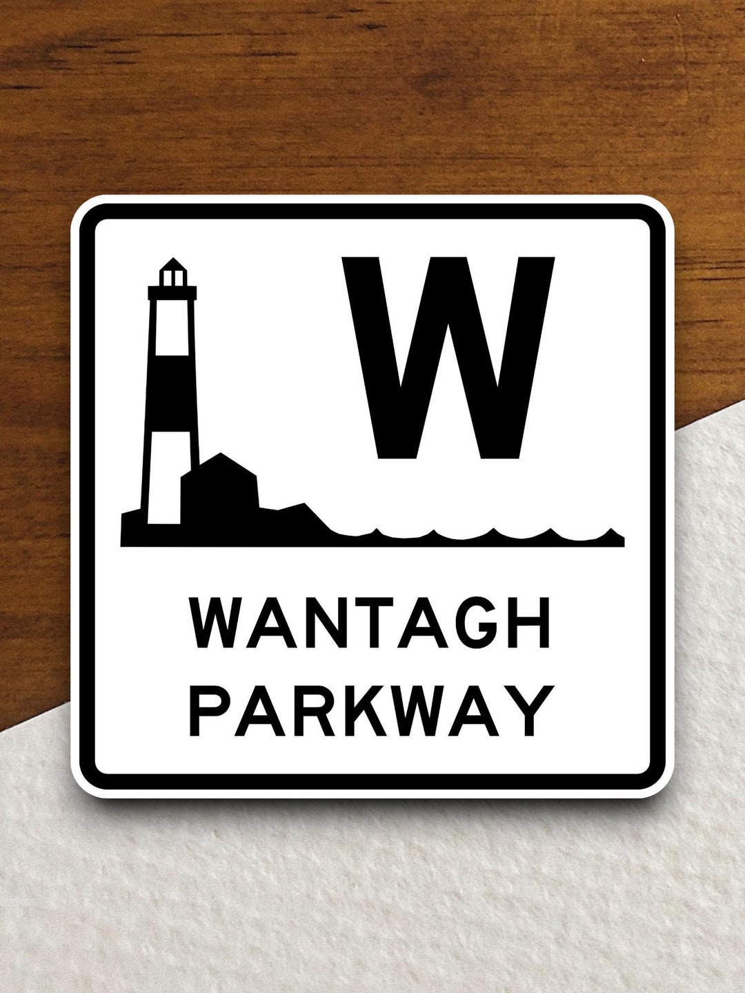 Wantagh Parkway Road Sign Stickers, Traffic Sticker, Road Sign ...