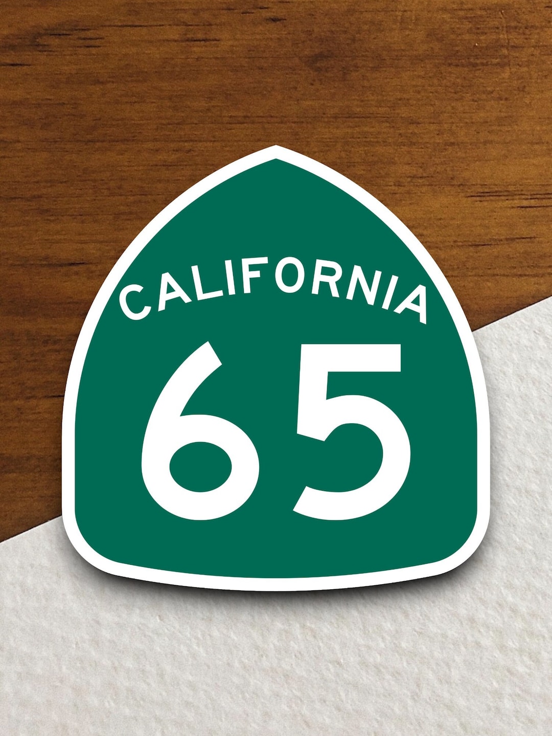 California State Route 65 Road Sign Sticker, Road Trip Sticker, Highway ...