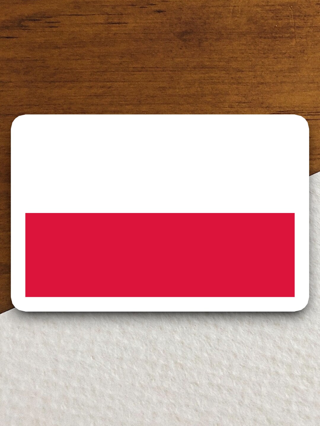 Poland Country Flag Sticker, International Country Sticker ...