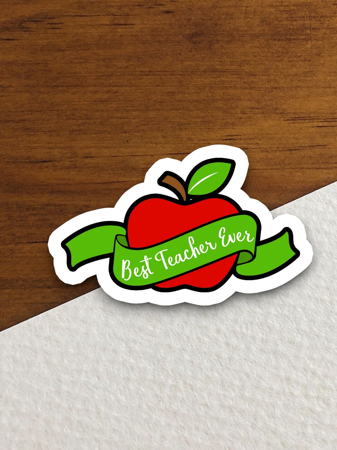 Best Teacher Ever Sticker, Teacher Sticker, Education Sticker, School ...