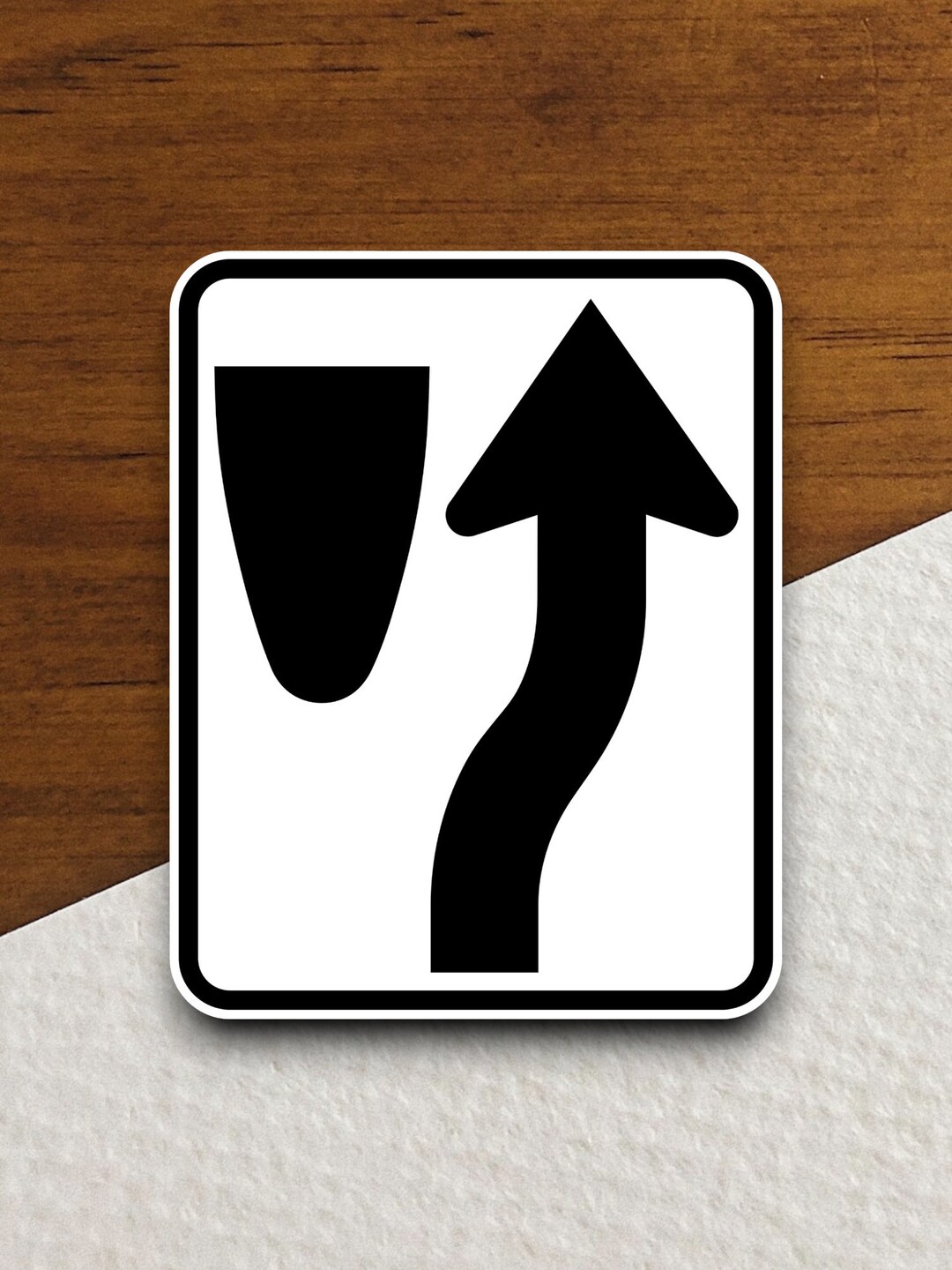 Traffic Sign Keep Right Road Sign Stickers, Room Décor Traffic Sticker ...