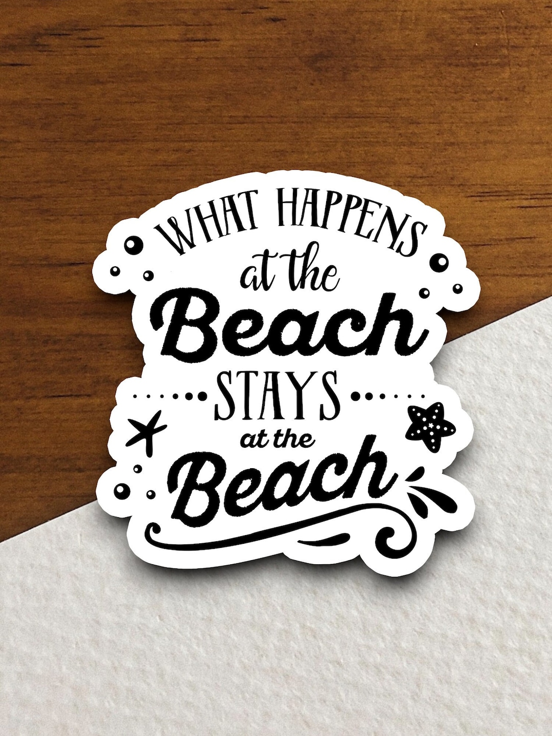 What Happens at the Beach Stay at the Beach Sticker, Vacation Sticker ...