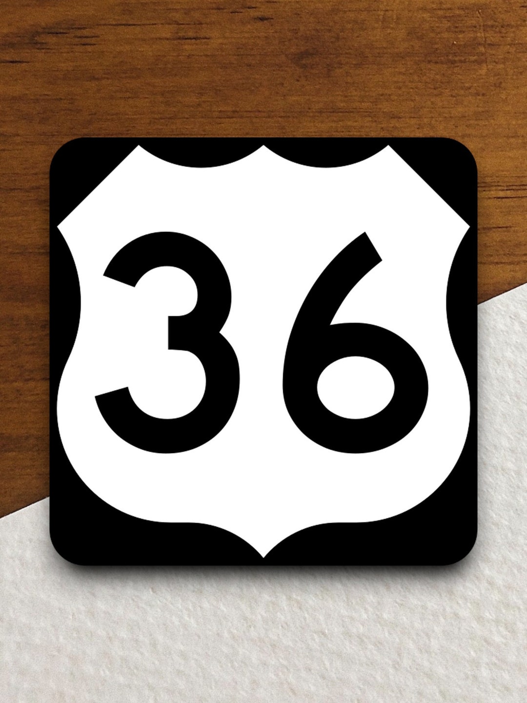 United States Route 36 Sticker Road Sign Sticker Travel - Etsy