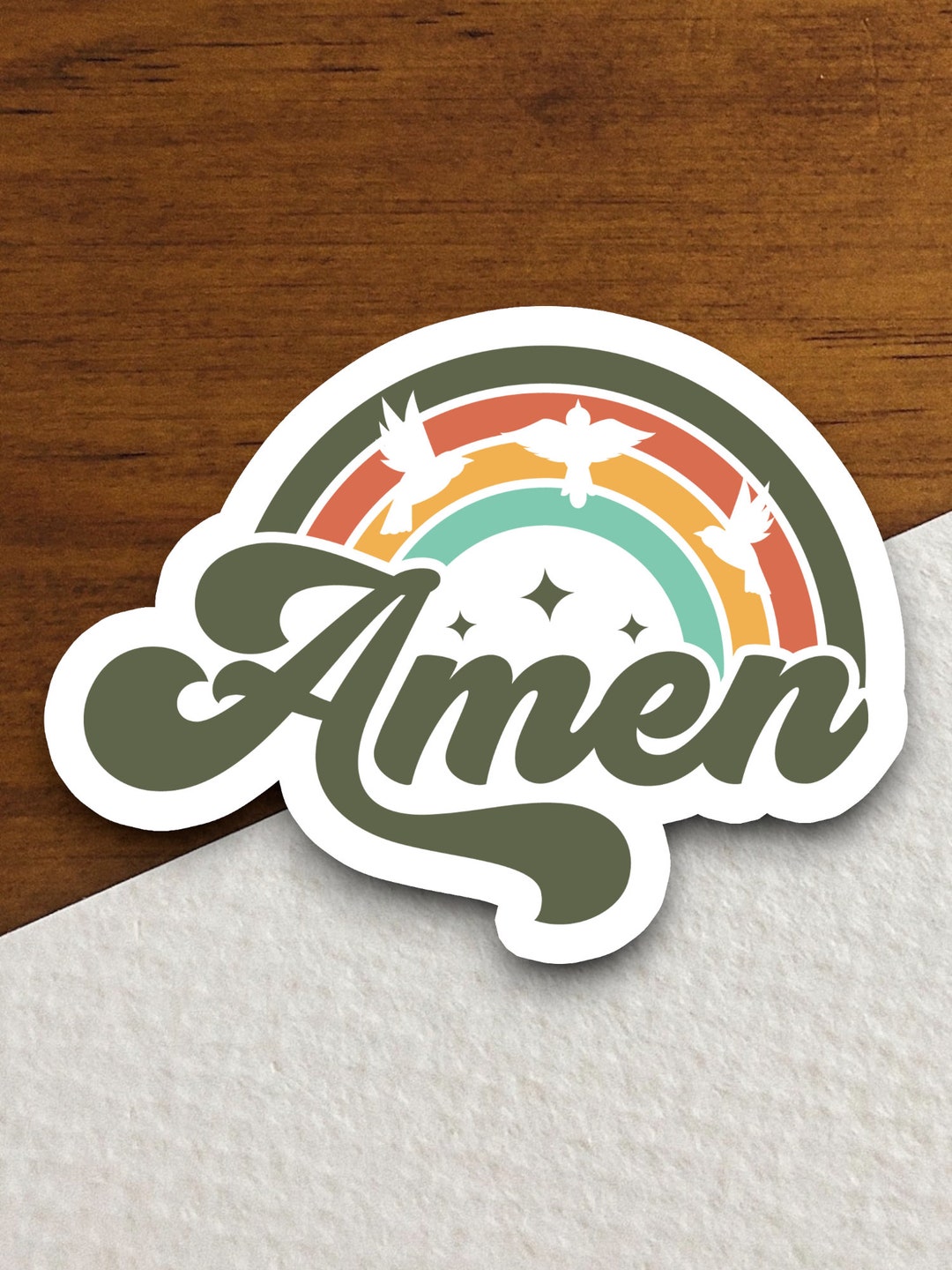 Amen Sticker, Religious Sticker, Faith Sticker, Worship Sticker ...