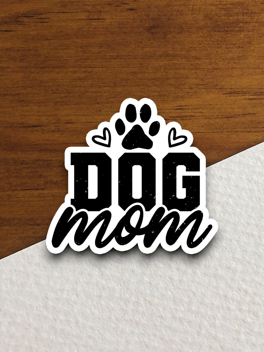 Dog Mom Dog Sticker, Funny Animal Sticker for Laptop, Water Bottle ...