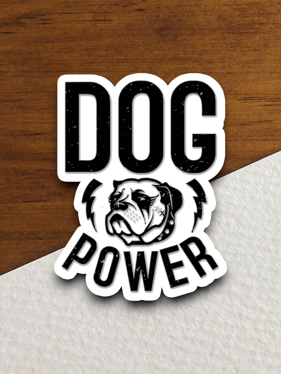 Dog Power Sticker, Funny Stickers, Laptop Decals, Tumbler Stickers ...