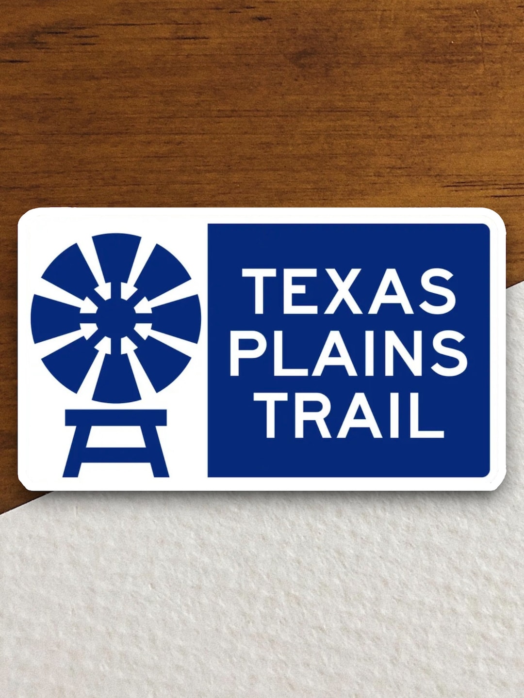 Texas Plains Trail Sticker Road Sign Sticker Travel Sticker - Etsy