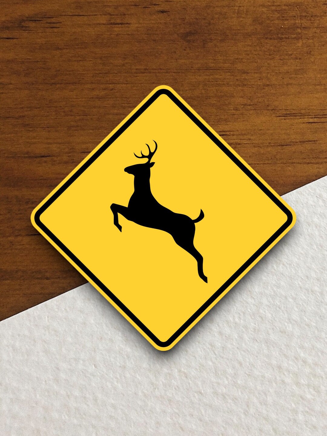Deer Road Sign Stickers, Traffic Sticker, Road Sign Decoration, Road ...