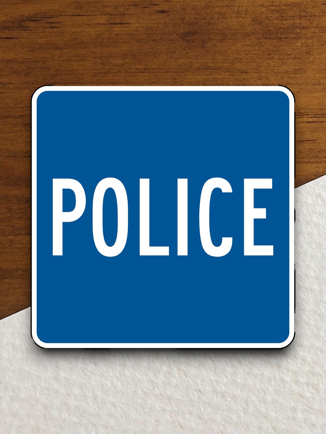 Traffic Signpolice Road Sign Stickers, Room Décor Traffic Sticker, Road ...