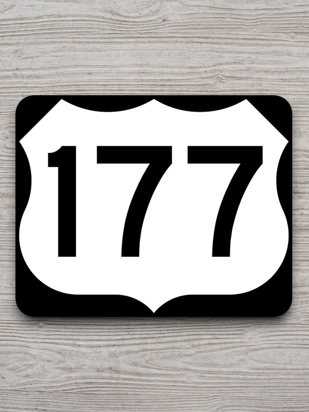 United States U.S. Route 177 Road Sign Sticker, Road Trip Sticker ...