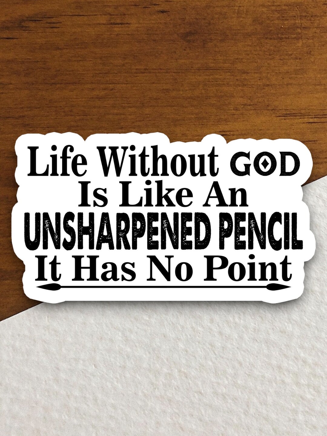 Life Without God is Like Sticker, Religious Sticker, Faith Sticker ...