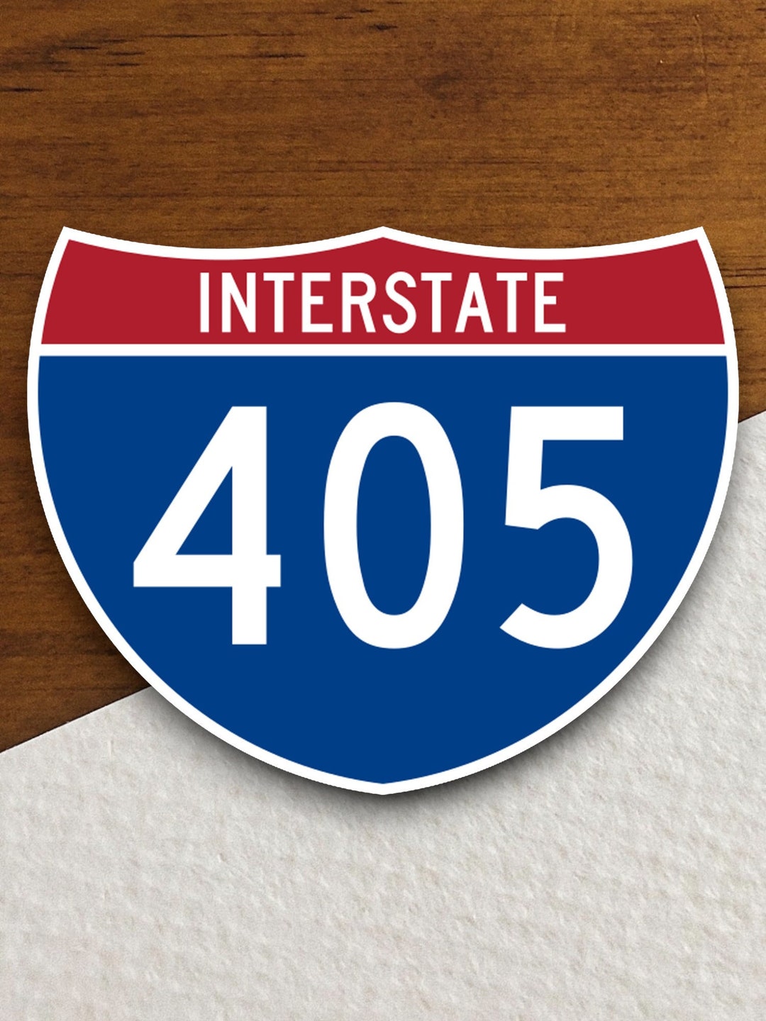 Interstate Route 405 Sticker, Interstate Highway Sign Expressway ...