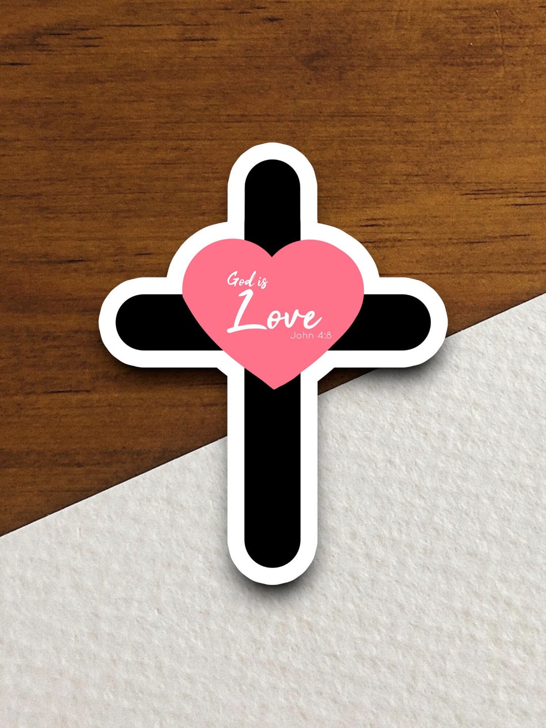 God is Love Sticker, Christian Stickers, Planner Stickers, Laptop Decal ...