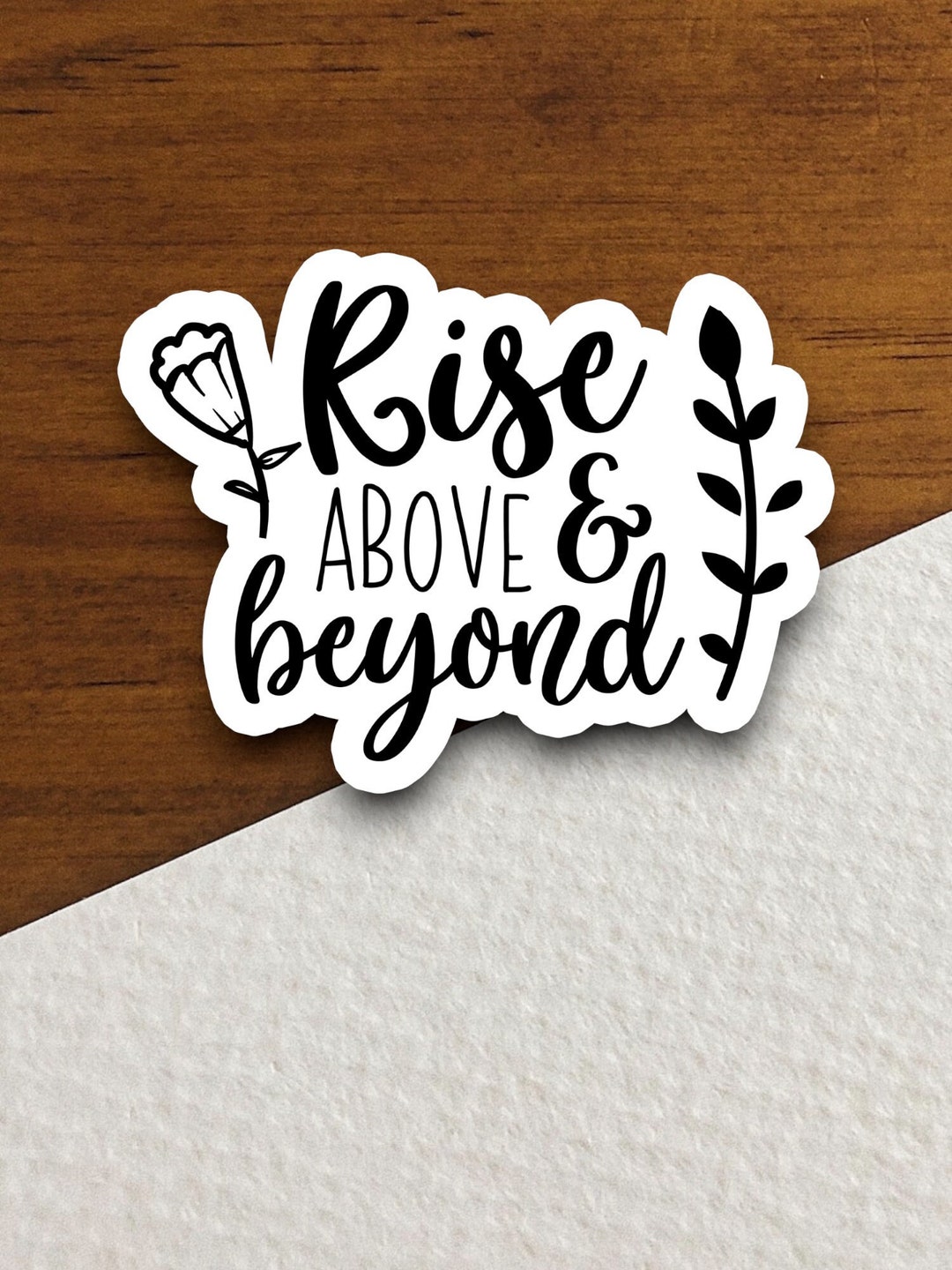 Rise Above and Beyond Sticker, Christian Gifts, Planner Stickers ...