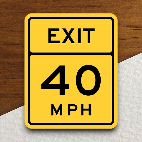 40 Road Sign - Etsy