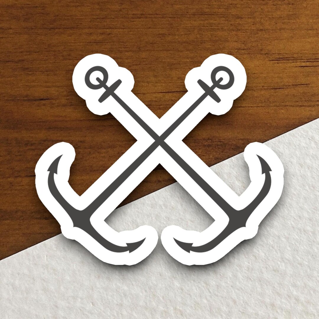 Nautical Anchor Sticker, Nautical Sticker, Boat Decoration, Boat ...