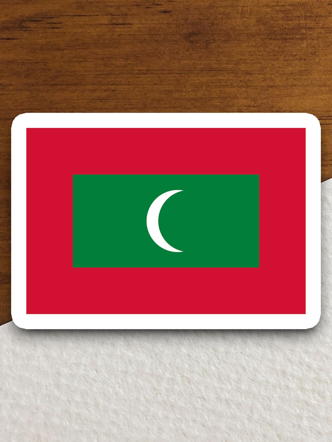Maldives Country Flag Sticker, International Country Sticker ...