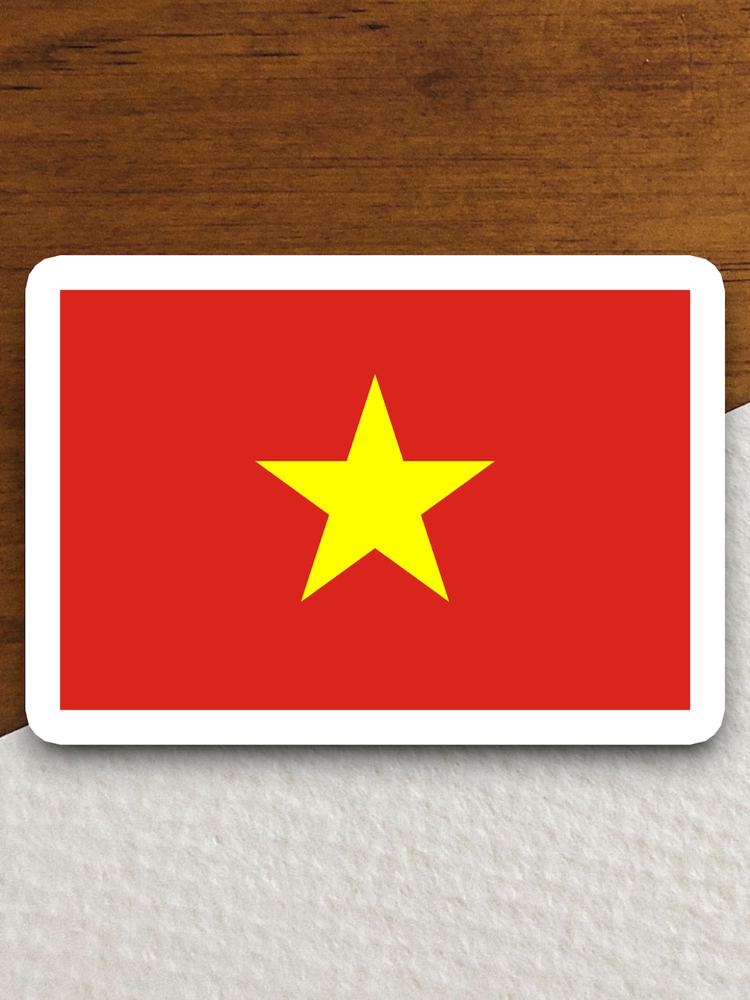 Vietnam Country Flag Sticker, International Country Sticker ...