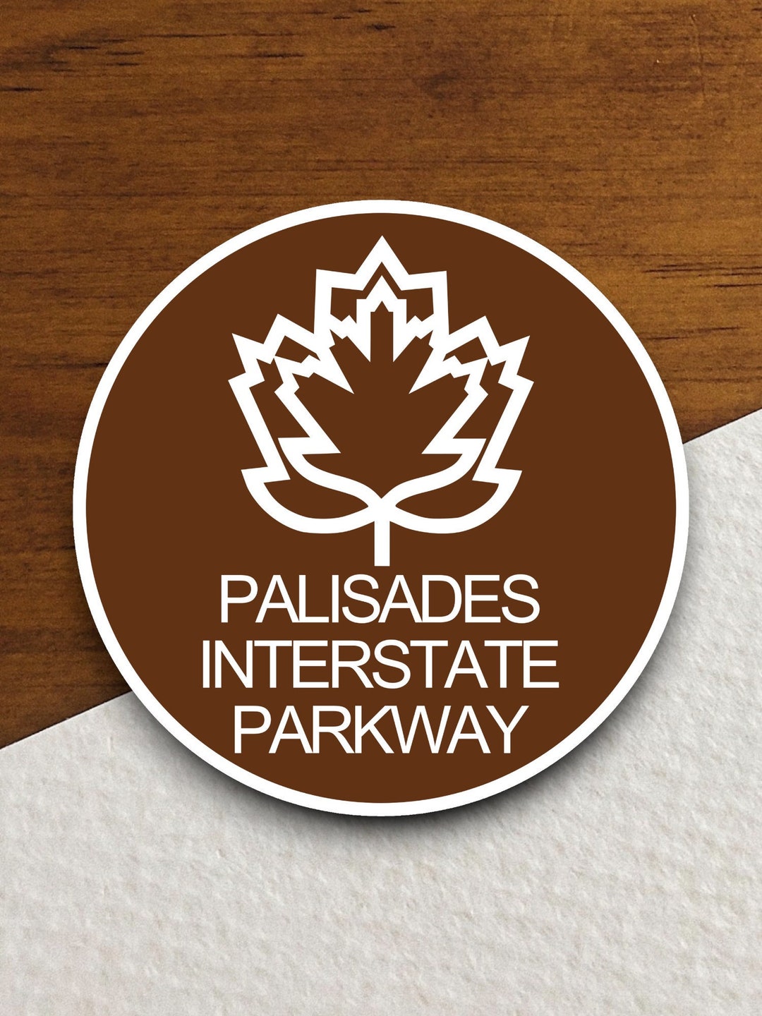 Palisades Interstate Parkway Sticker, Interstate Highway Sign ...