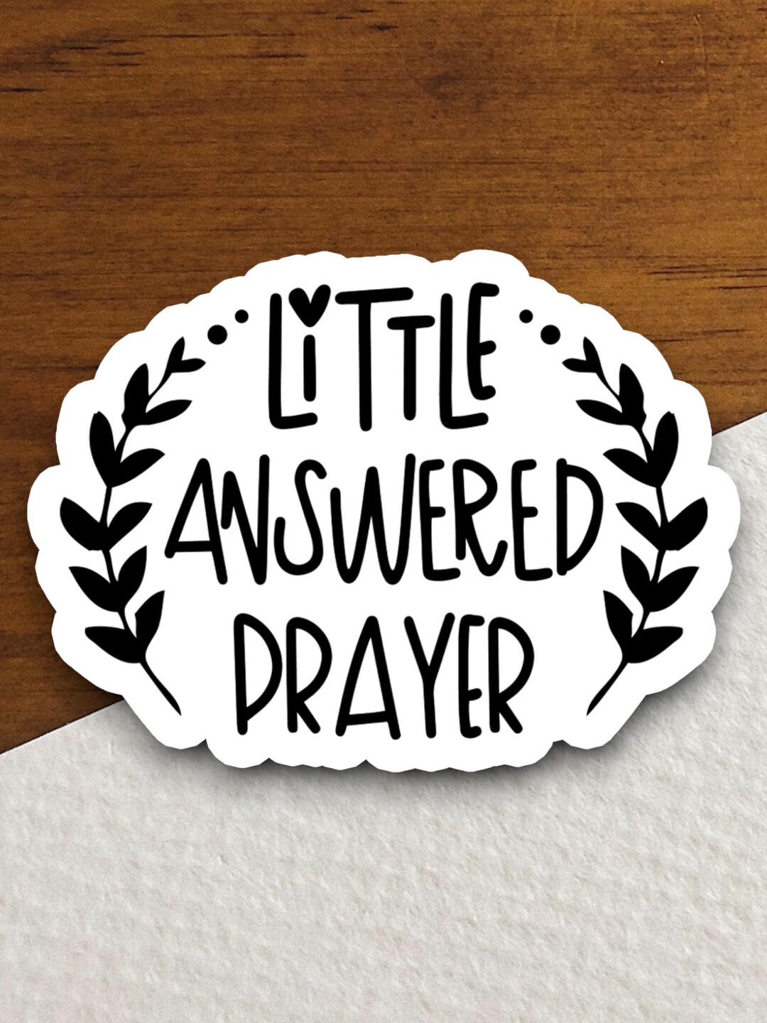 Little Answered Prayer Sticker Faith Sticker Christian - Etsy