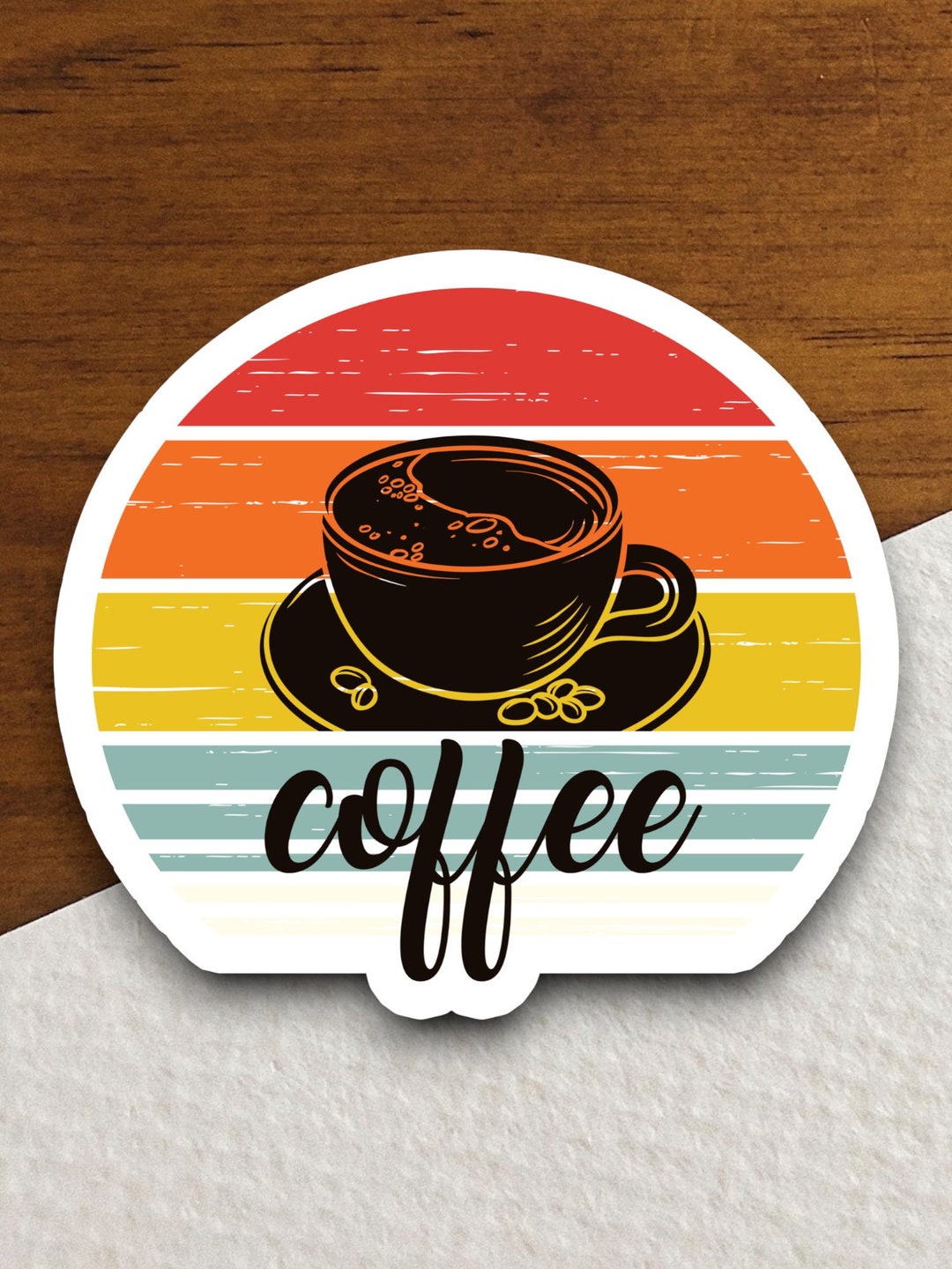 Coffee Cup Sticker, Funny Stickers, Coffee Sticker, Caffeine, Coffee ...