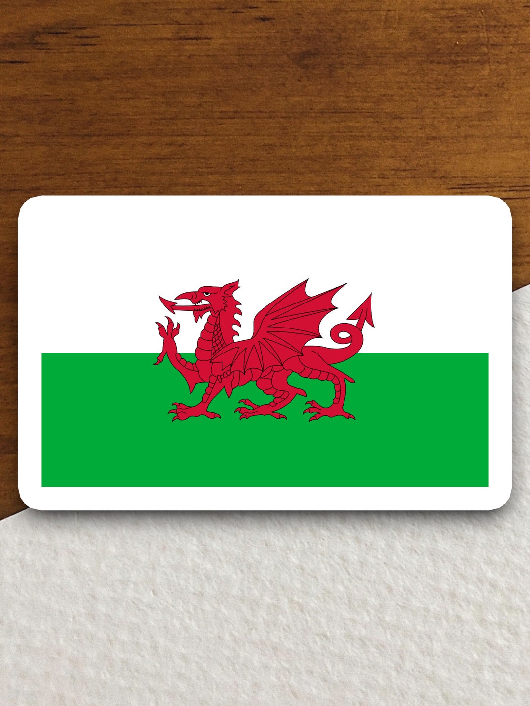 Wales Country Flag Sticker, International Country Sticker ...